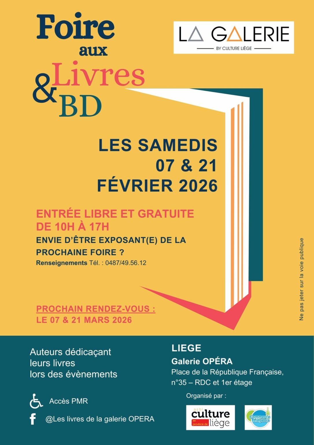 Samedis 07 & 21 Février 2026 - Foires & Salons - Foire aux Livres & BD ...